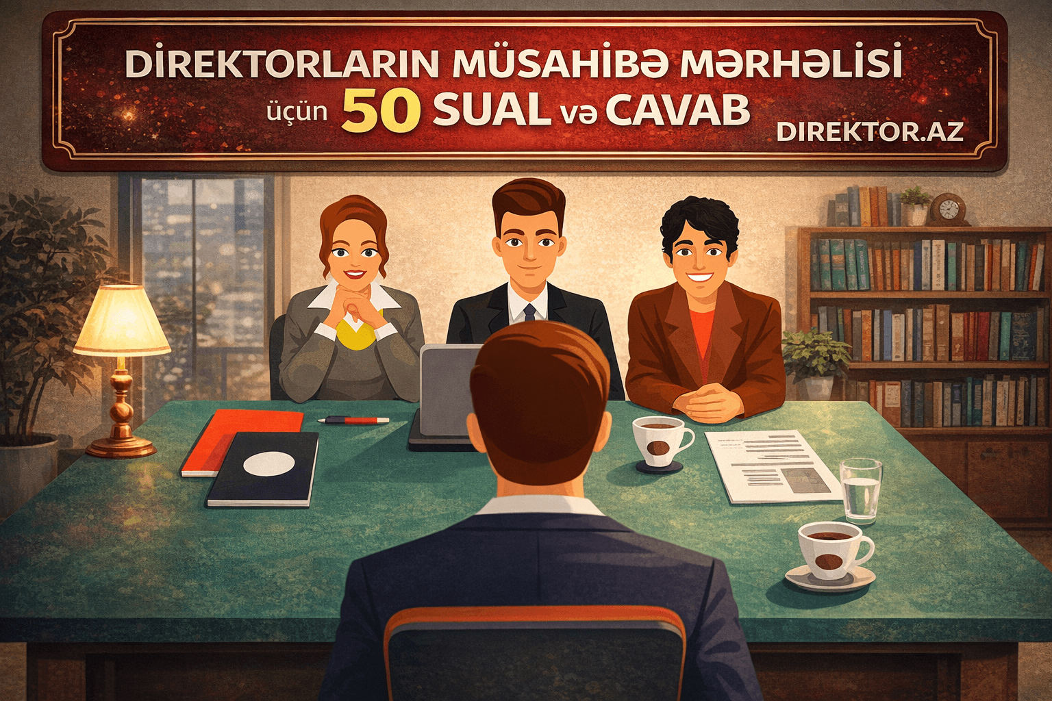 Direktorların müsahibəsi üçün 50 Sual və Cavab | DİREKTOR.AZ